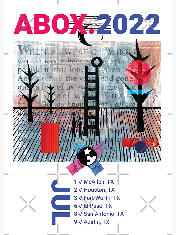 "Anything Box Tour Poster" Sticker for Sale by endpop | Redbubble