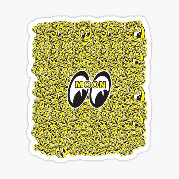 "Copia de go with moon eyes " Sticker for Sale by tkgarage | Redbubble