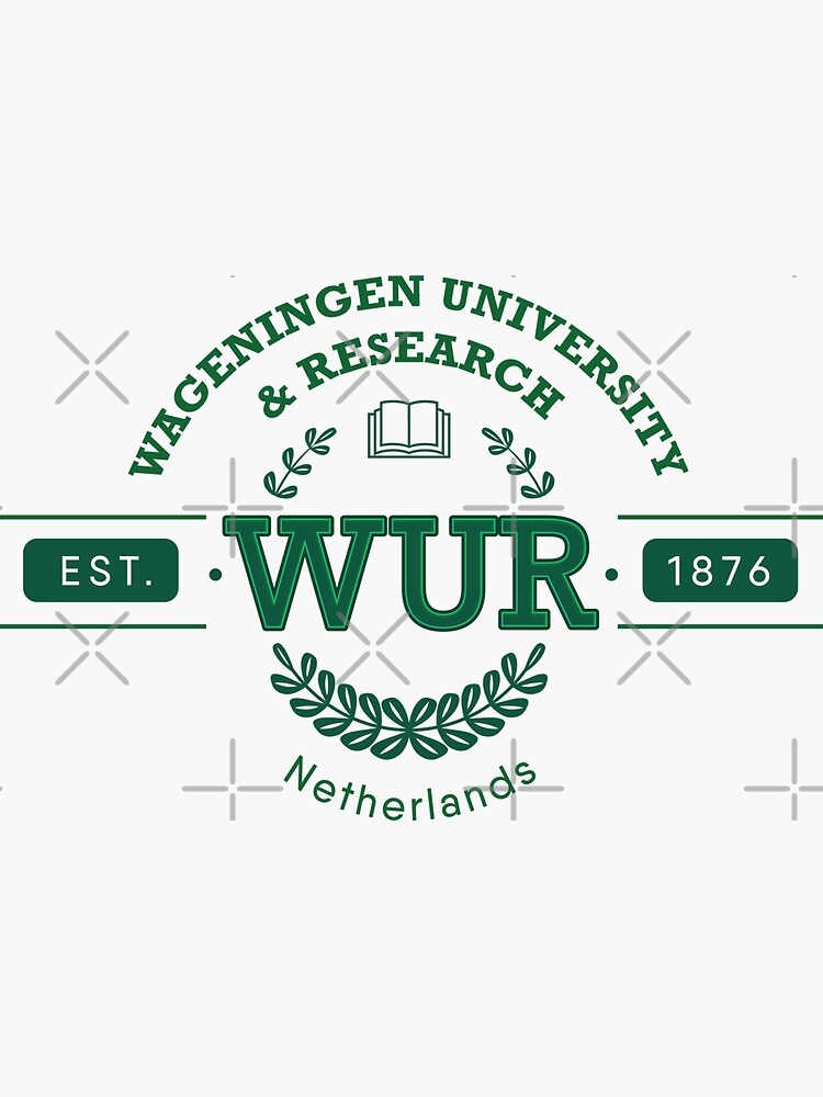 "Wageningen University & Research (WUR)" Sticker for Sale by artadon ...