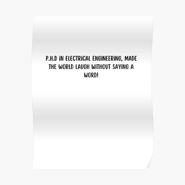 "P.H.D in electrical engineering, made the world laugh without saying a ...
