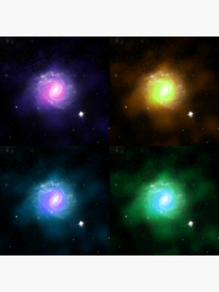 "16-Bit Pixel Art Galaxy IC 3639 Color Mix by Ancient Teknologi ...