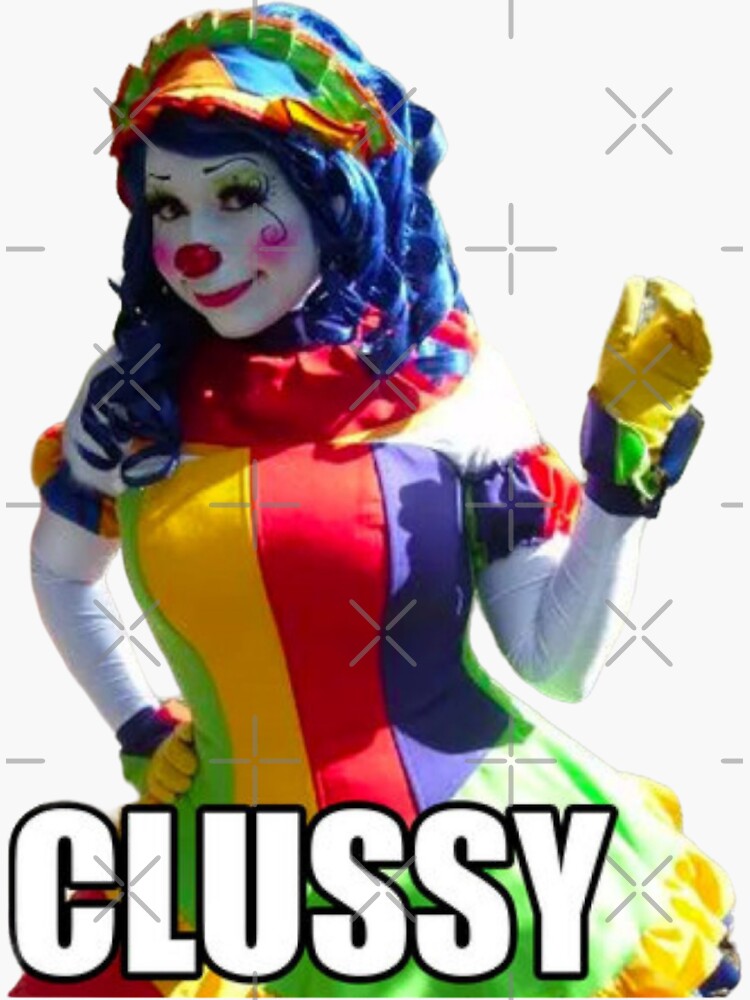 Sticker « Geiru Toneido (Ace Attorney Clown Girl) klaxonne klaxonne ...