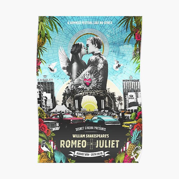 "Romeo and juliet poster" Poster for Sale by provenzanojesse | Redbubble
