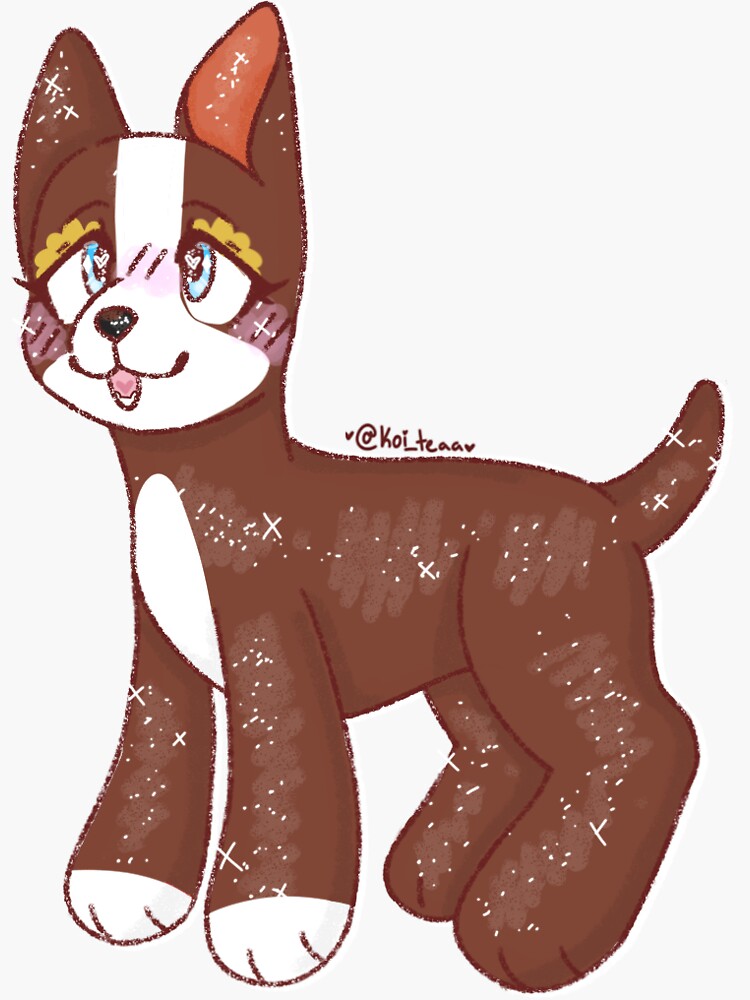 "LPS Great dane #588" Sticker for Sale by Koiteaa | Redbubble