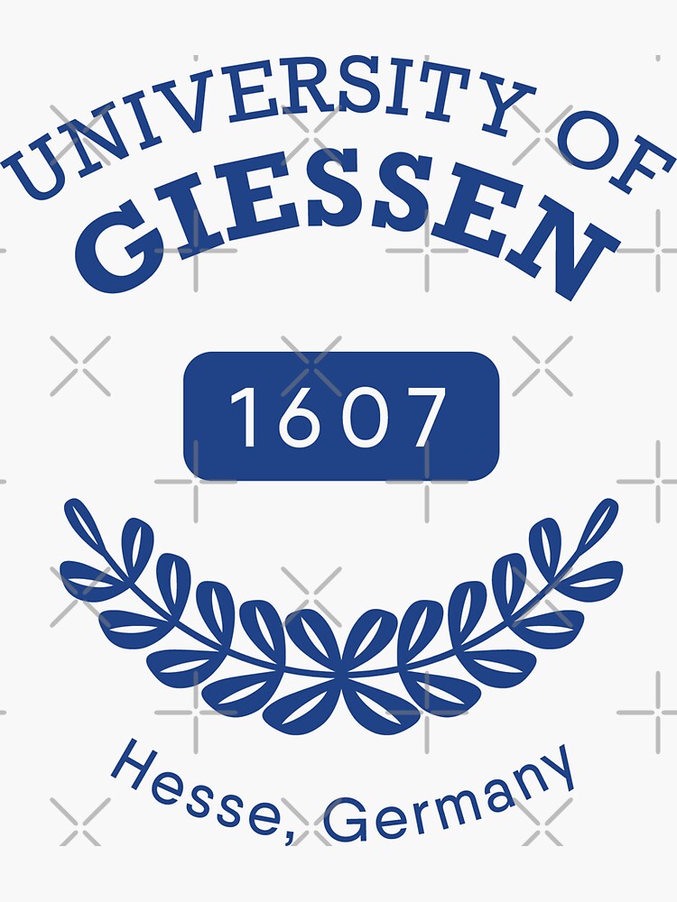 "University of Giessen (Justus Liebig University Giessen)" Sticker for ...