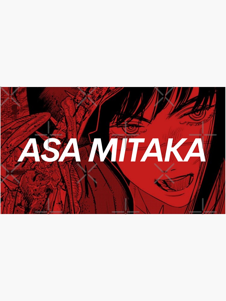 "Asa Mitaka / Chainsaw Man" Sticker for Sale by ts2gamer22 | Redbubble