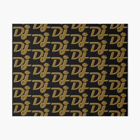 "LUXURY GOLD STITCHED DJ LOGO" Art Board Print for Sale by D-J-DESIGN ...