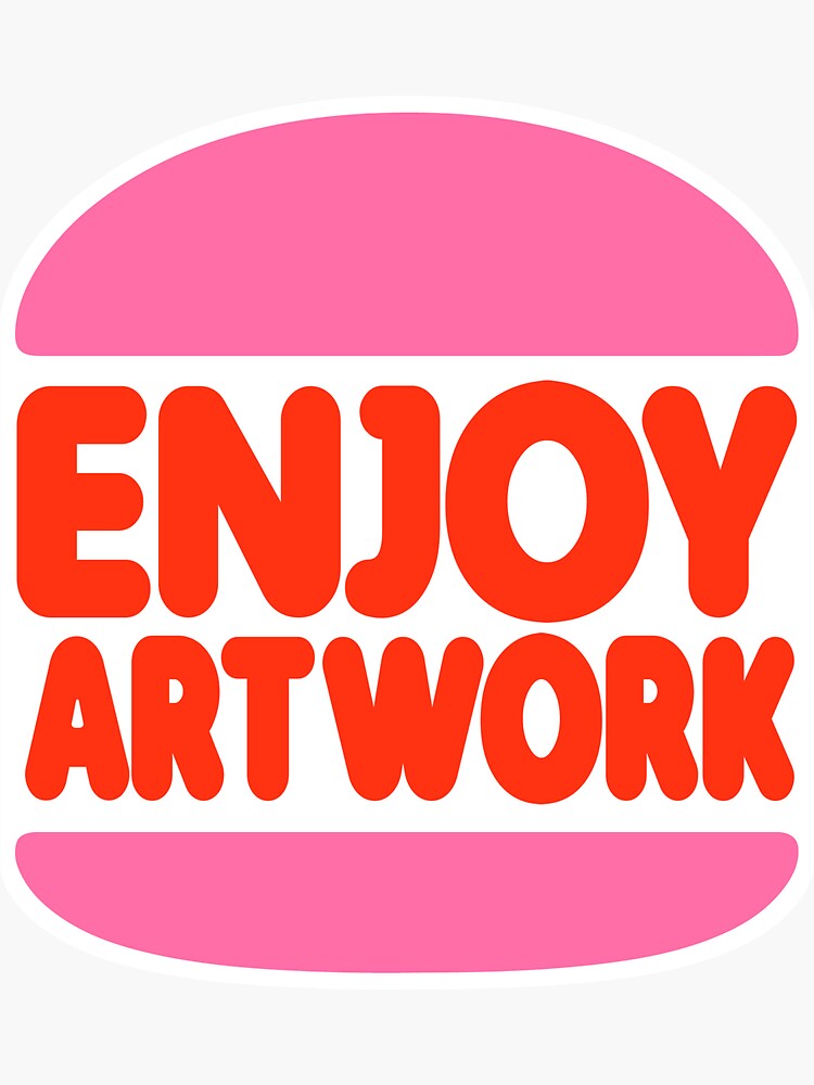 "Enjoy BK" Sticker for Sale by enjoyRB | Redbubble