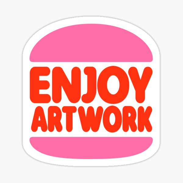 "Enjoy BK" Sticker for Sale by enjoyRB | Redbubble