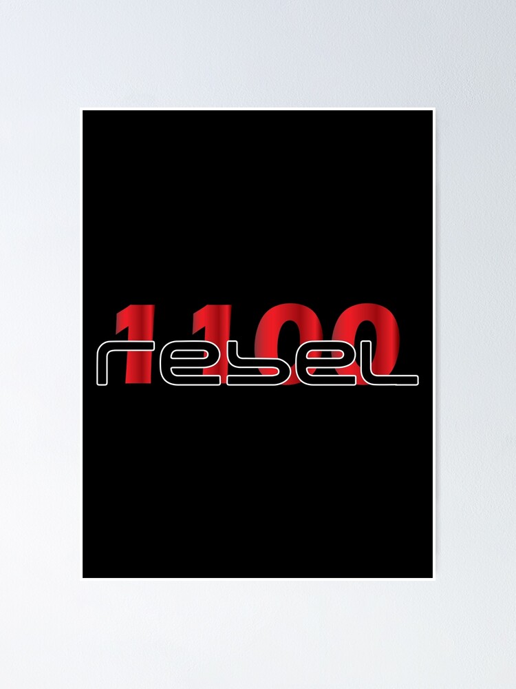 "Honda Rebel 1100 logo" Poster for Sale by MOON--STONE | Redbubble
