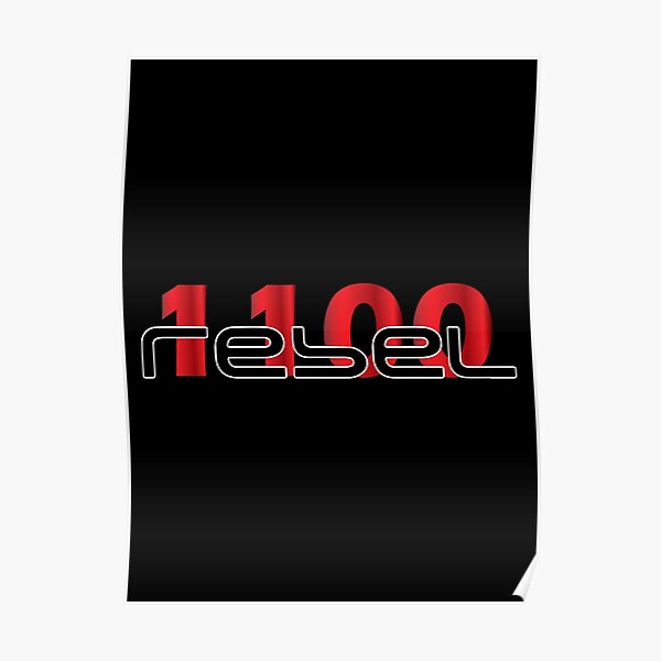 "Honda Rebel 1100 logo" Poster for Sale by MOON--STONE | Redbubble