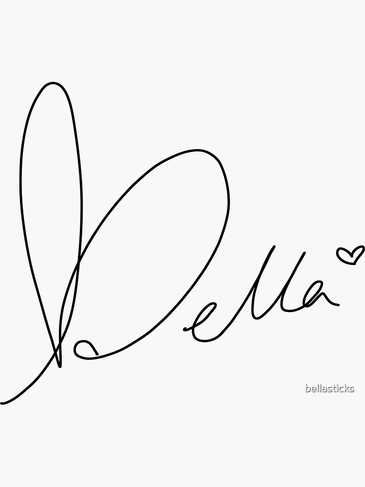 "Custom Bella" Sticker for Sale by bellasticks | Redbubble