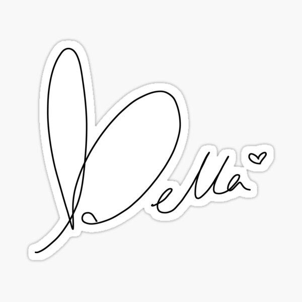 "Custom Bella" Sticker for Sale by bellasticks | Redbubble
