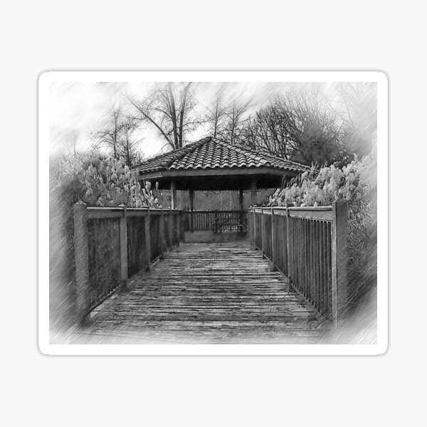 "Riverside Pavilion" Sticker for Sale by KirtTisdale | Redbubble