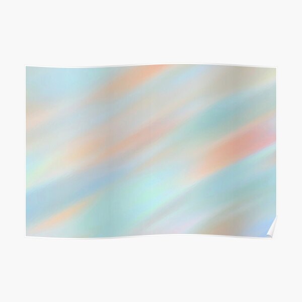 "pastel rainbow" Poster for Sale by LeisaMirette | Redbubble