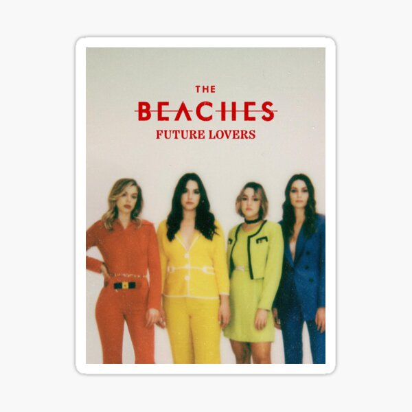"THE BEACHES BAND" Sticker for Sale by JadenFeest | Redbubble