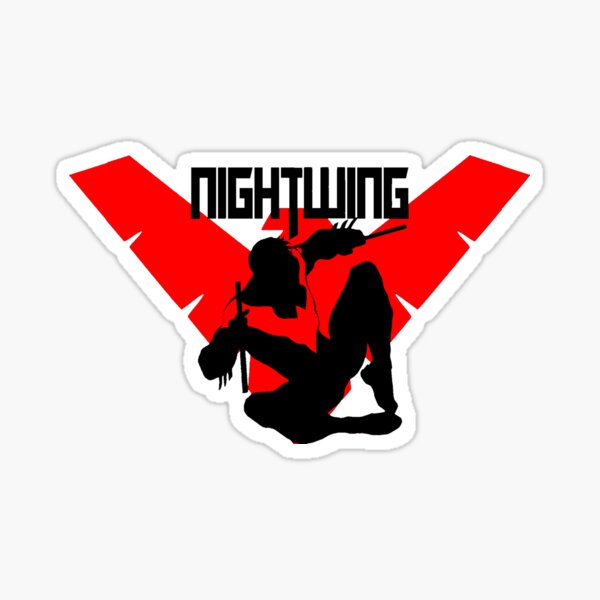 "Chop Nightwing" Sticker for Sale by marshallchrist | Redbubble