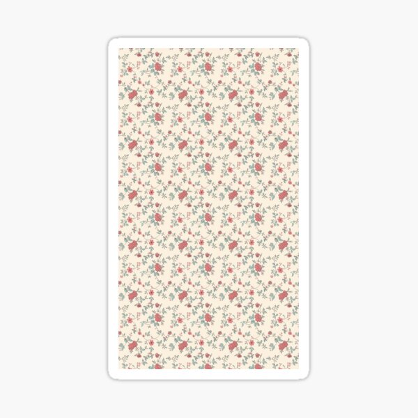 "Vintage coquette red rose floral design " Sticker for Sale by ...