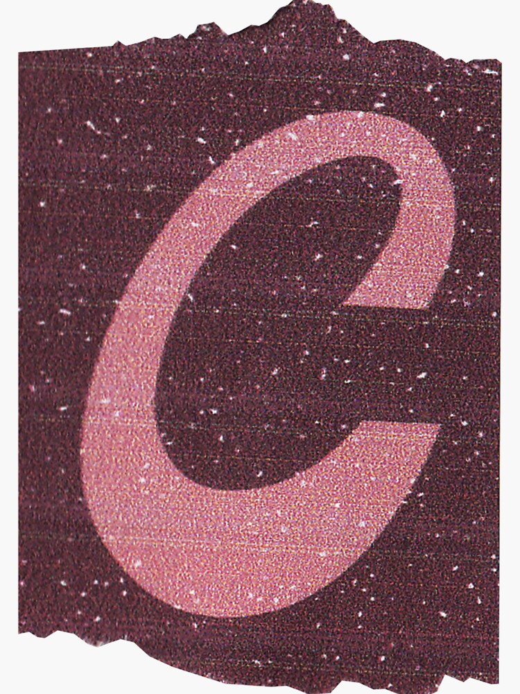 "C Initial Letter of the Alphabet" Sticker for Sale by hardknoxlife ...