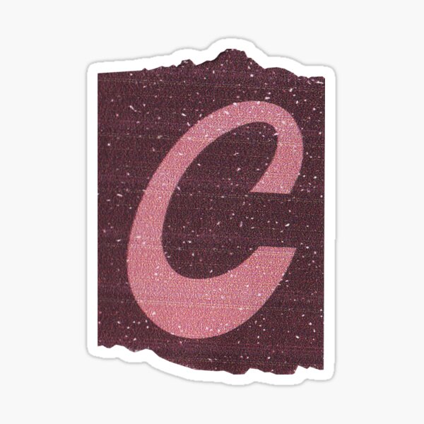 "C Initial Letter of the Alphabet" Sticker for Sale by hardknoxlife ...