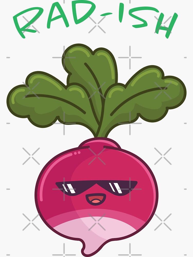 "RAD-ISH" Sticker for Sale by Utbigmike | Redbubble