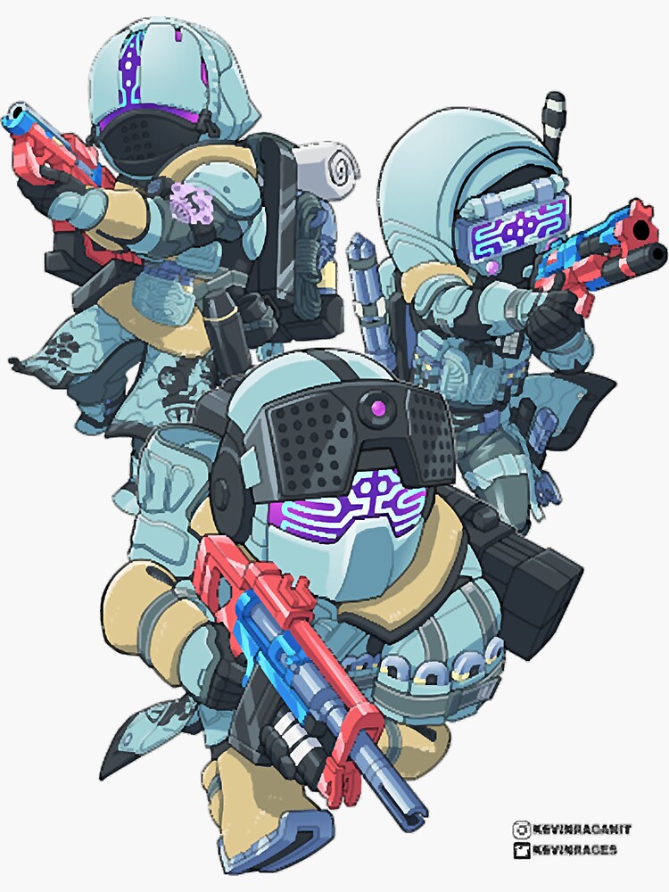 "D2 Crystocrene Fireteam " Sticker for Sale by DeniseCar51274 | Redbubble