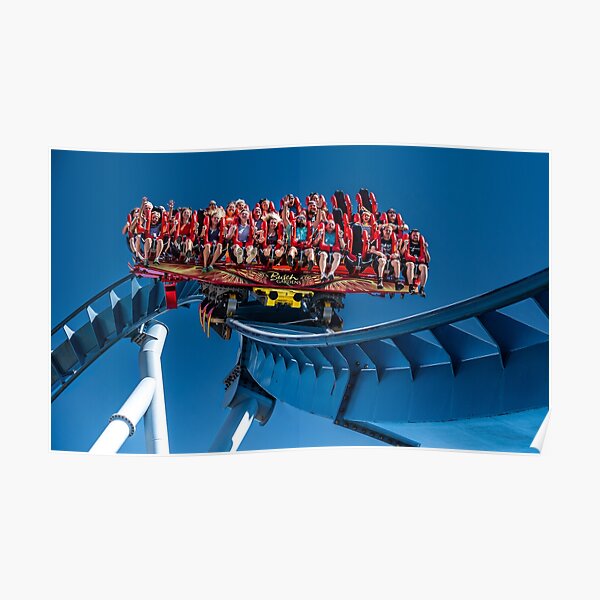 "Griffon Roller Coaster, Busch Gardens Williamsburg" Poster for Sale by ...