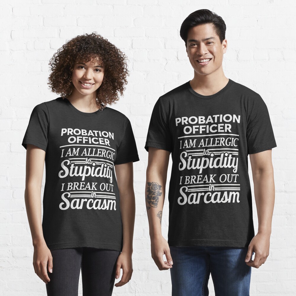"PROBATION OFFICER" T-shirt for Sale by Vedashraton | Redbubble ...