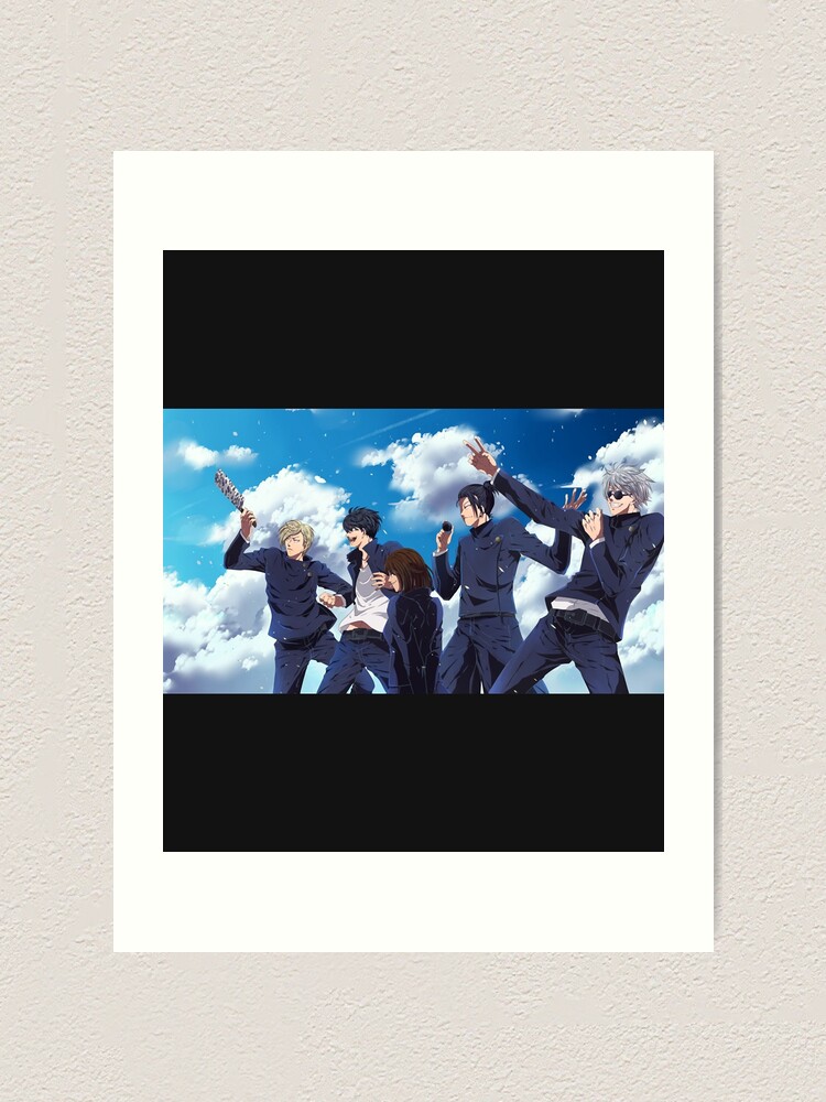 "Gojo Satoru and friends - Jujutsu Kaisen" Art Print for Sale by ...