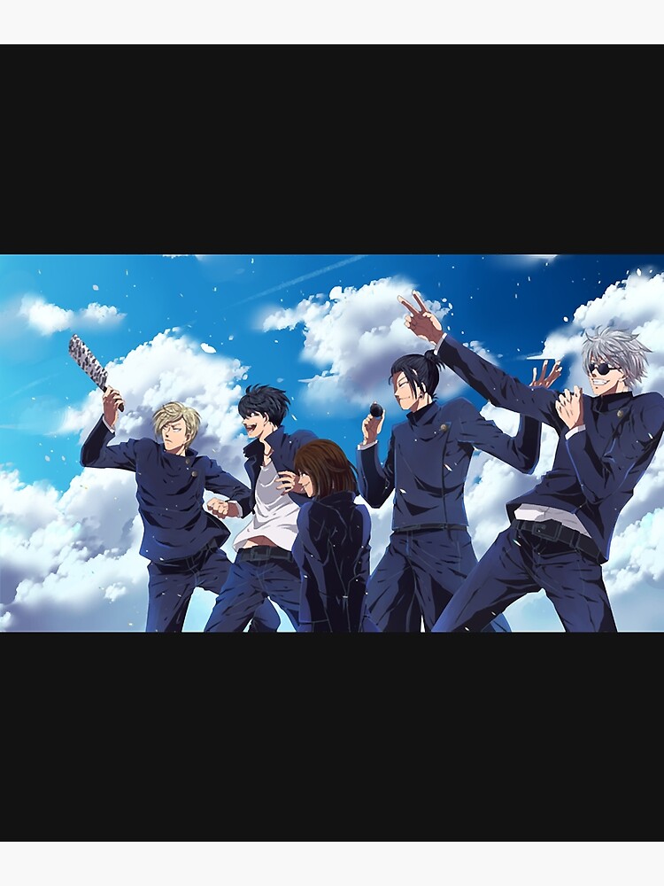 "Gojo Satoru and friends - Jujutsu Kaisen" Art Print for Sale by ...