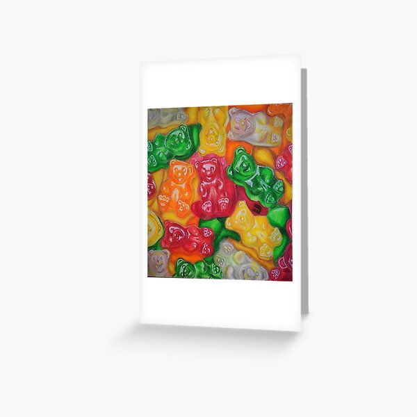 "Gummy Bears" Greeting Card for Sale by BadgerMakes | Redbubble