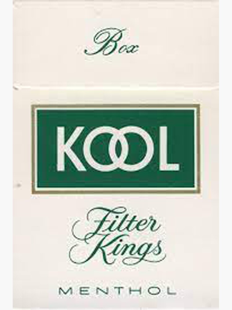 "Kool cigarettes" Sticker for Sale by Bracess | Redbubble