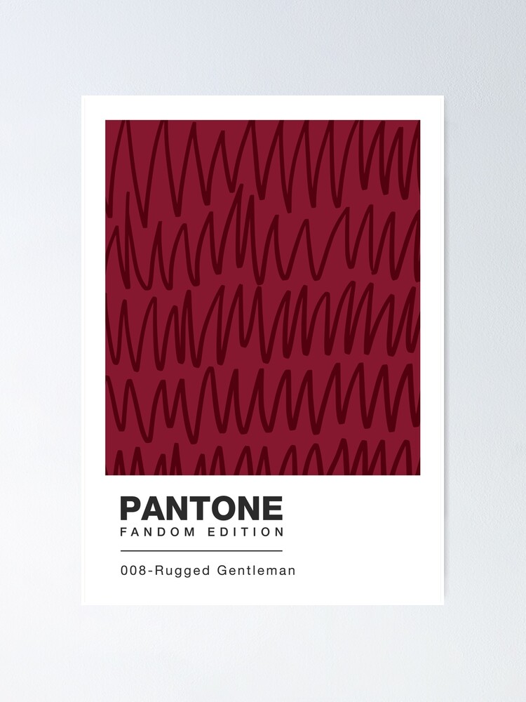 "Pantone Color - Rugged Gentleman" Poster for Sale by AllisonDawn15 ...
