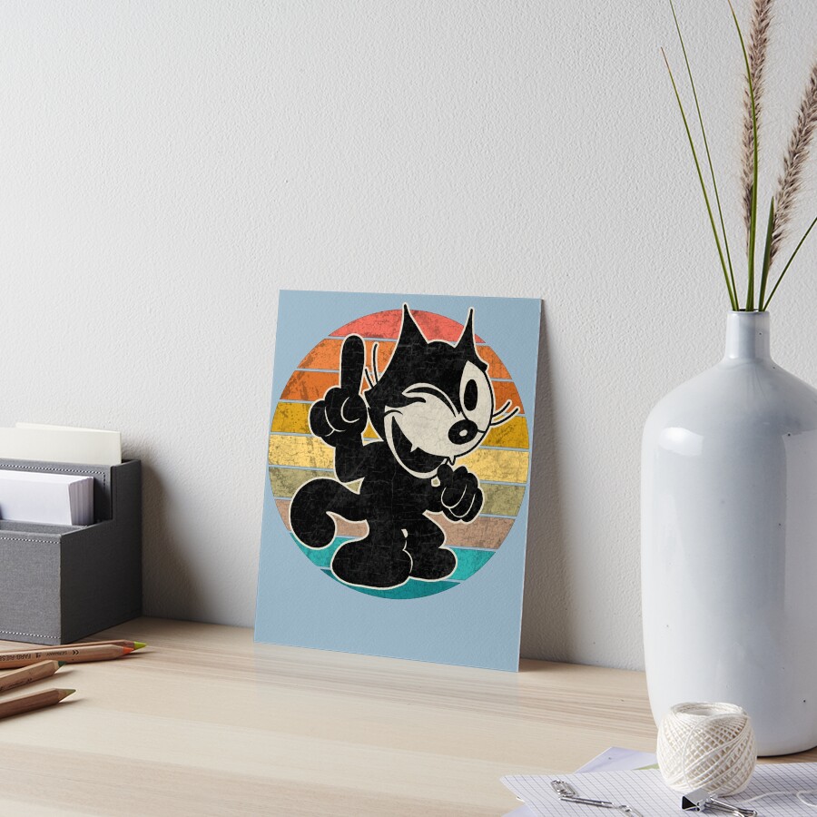 "April Maze Into Space Felix The Cat Gift For Fans" Art Board Print for ...