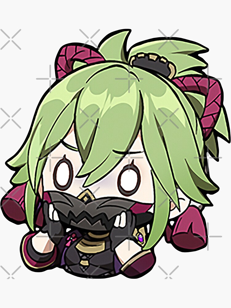 "Kuki-Shinobu | Genshin Impact Aufkleber "Shocked"" Sticker von ...