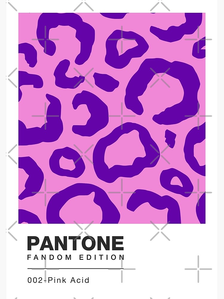 "Pantone Color - Pink Acid" Poster for Sale by AllisonDawn15 | Redbubble