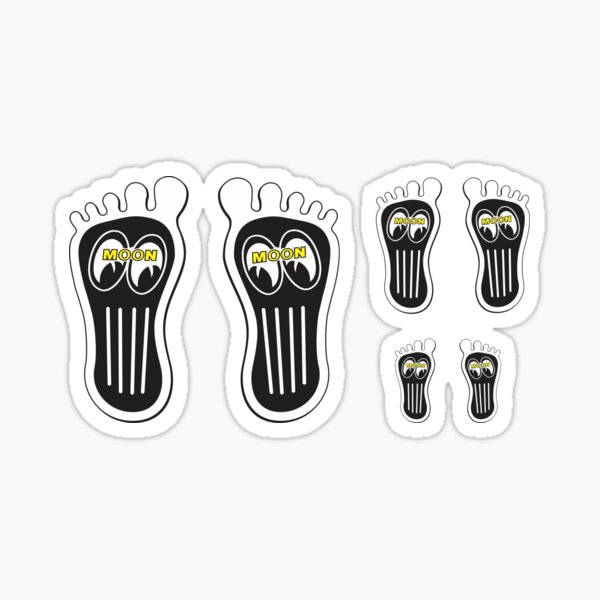 "Copia de go with moon eyes " Sticker for Sale by tkgarage | Redbubble