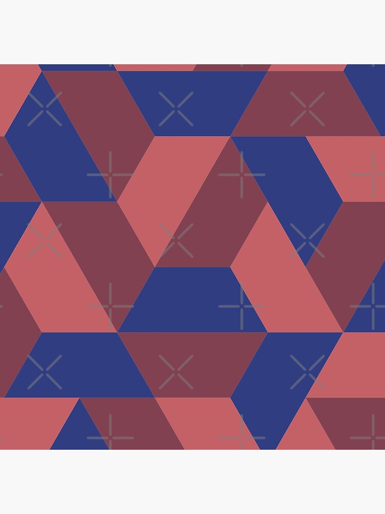 "Trapezoid and Triangle Design 2" Poster for Sale by Crystaldaniw ...