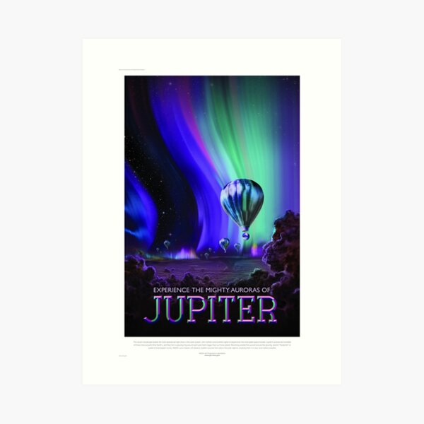 "Jupiter - NASA/JPL Travel Poster" Art Print for Sale by ...