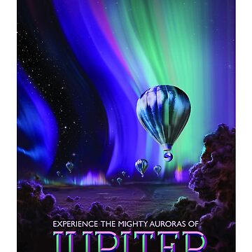 "Jupiter - NASA/JPL Travel Poster" Sticker for Sale by Robert Partridge ...