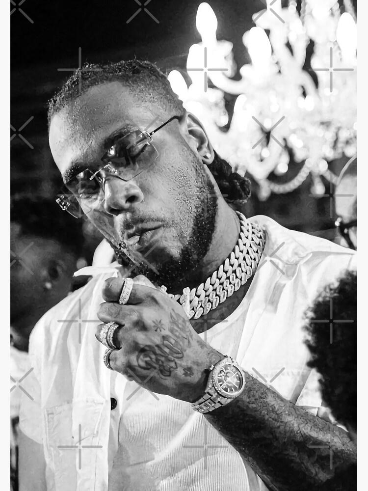 "Burna Boy Smoking" Sticker for Sale by rensiecollins | Redbubble