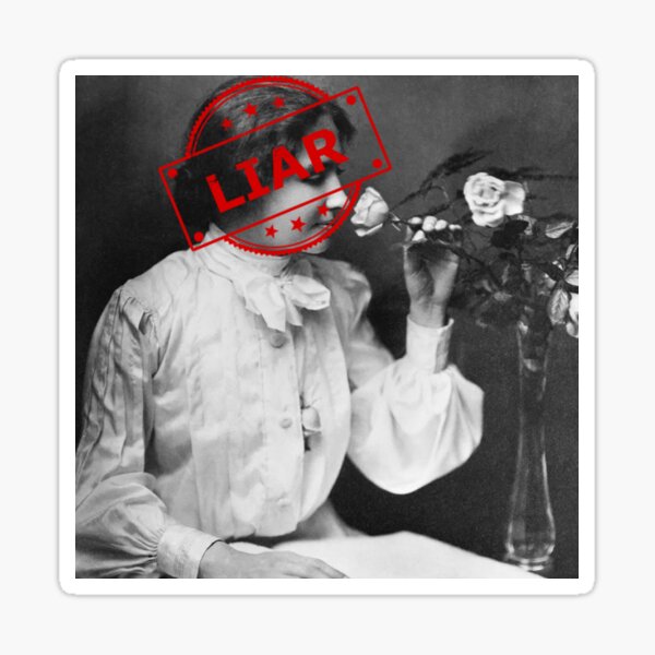 "Helen Keller Slander" Sticker for Sale by angelmidd123 | Redbubble