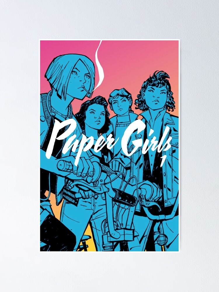 "paper girls (2022)" Poster for Sale by aliciawrecker | Redbubble