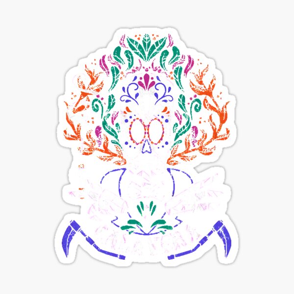 "Calavera " Sticker for Sale by DavidWate27083 | Redbubble