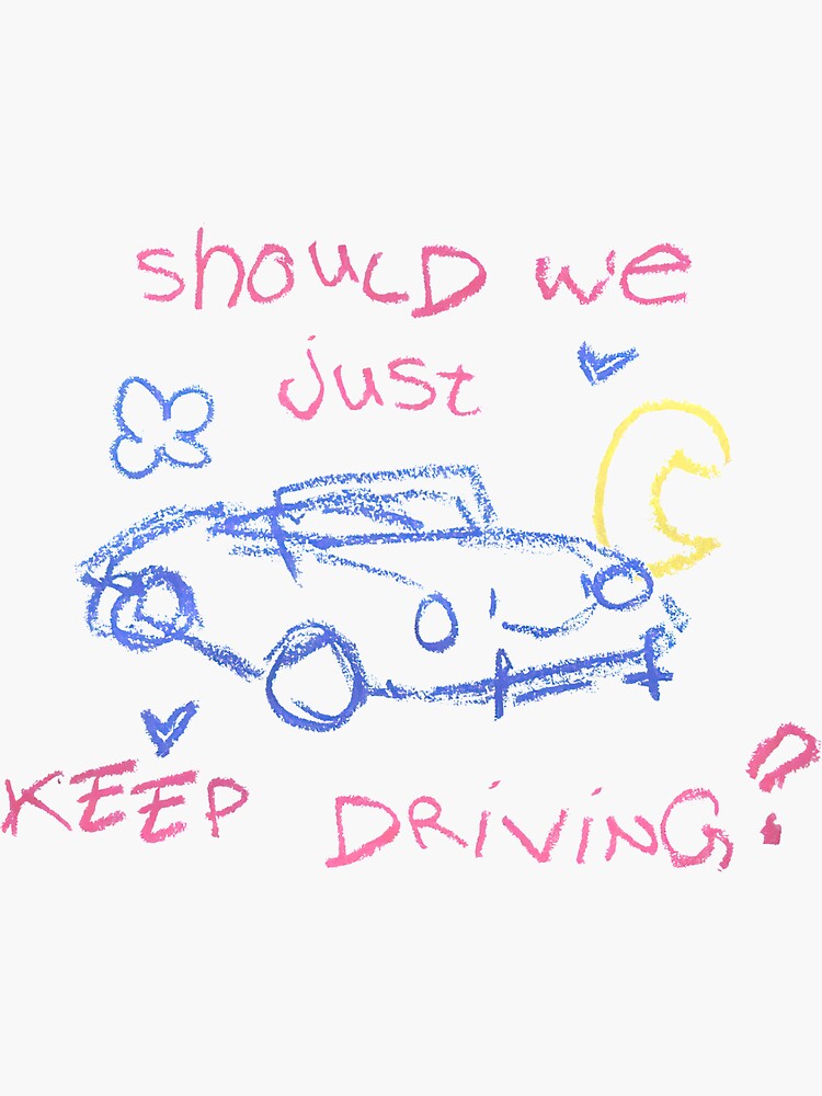 "harry house keep driving" Sticker for Sale by EthelMonahan | Redbubble