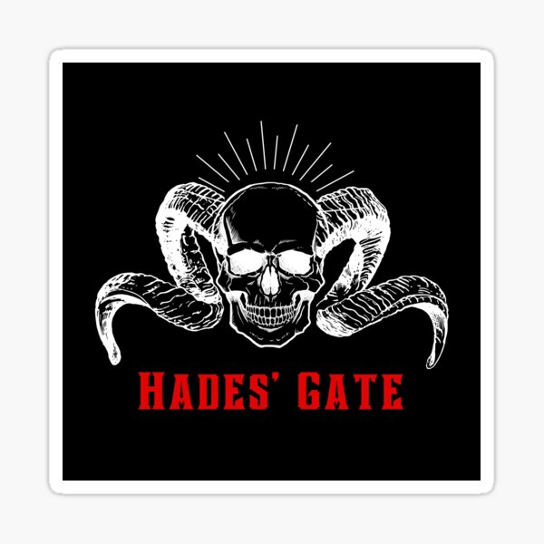 "Hade's Gate Logo" Sticker for Sale by Hades-Gate | Redbubble