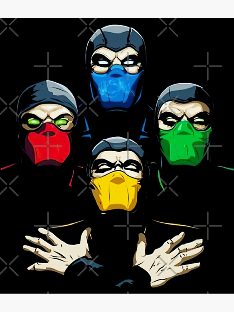 "Mortal Kombat The Four Legendary Ninjas" Poster for Sale by ...