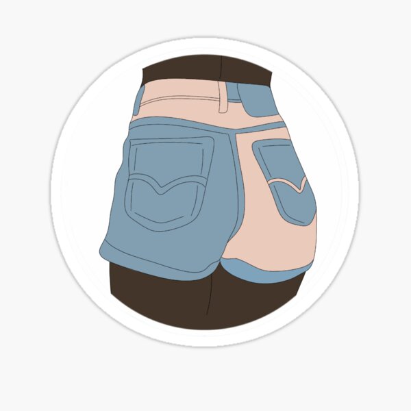 "Wear the shorts" Sticker for Sale by Death-byart | Redbubble