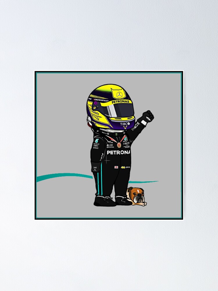 "Mini Lewis Hamilton Mercedes F1 2022" Poster for Sale by GGKshop5 ...