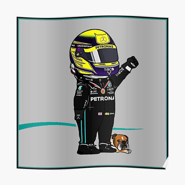 "Mini Lewis Hamilton Mercedes F1 2022" Poster for Sale by GGKshop5 ...